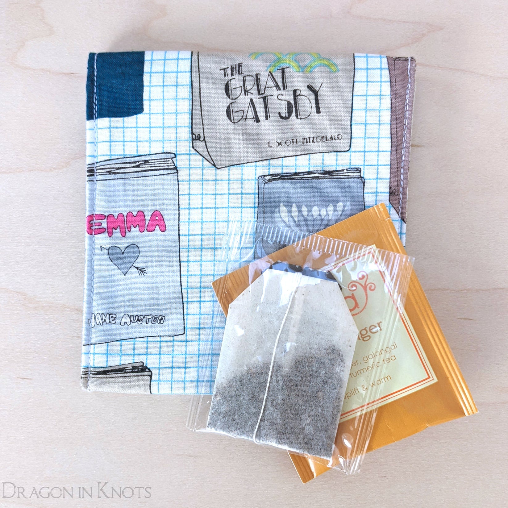 Book Love Pouch - The Great Gatsby, Emma, The Secret Garden – Dragon in ...